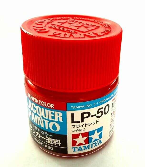 Краска лаковая LP-50 Bright Red (Tamiya) (10ml)