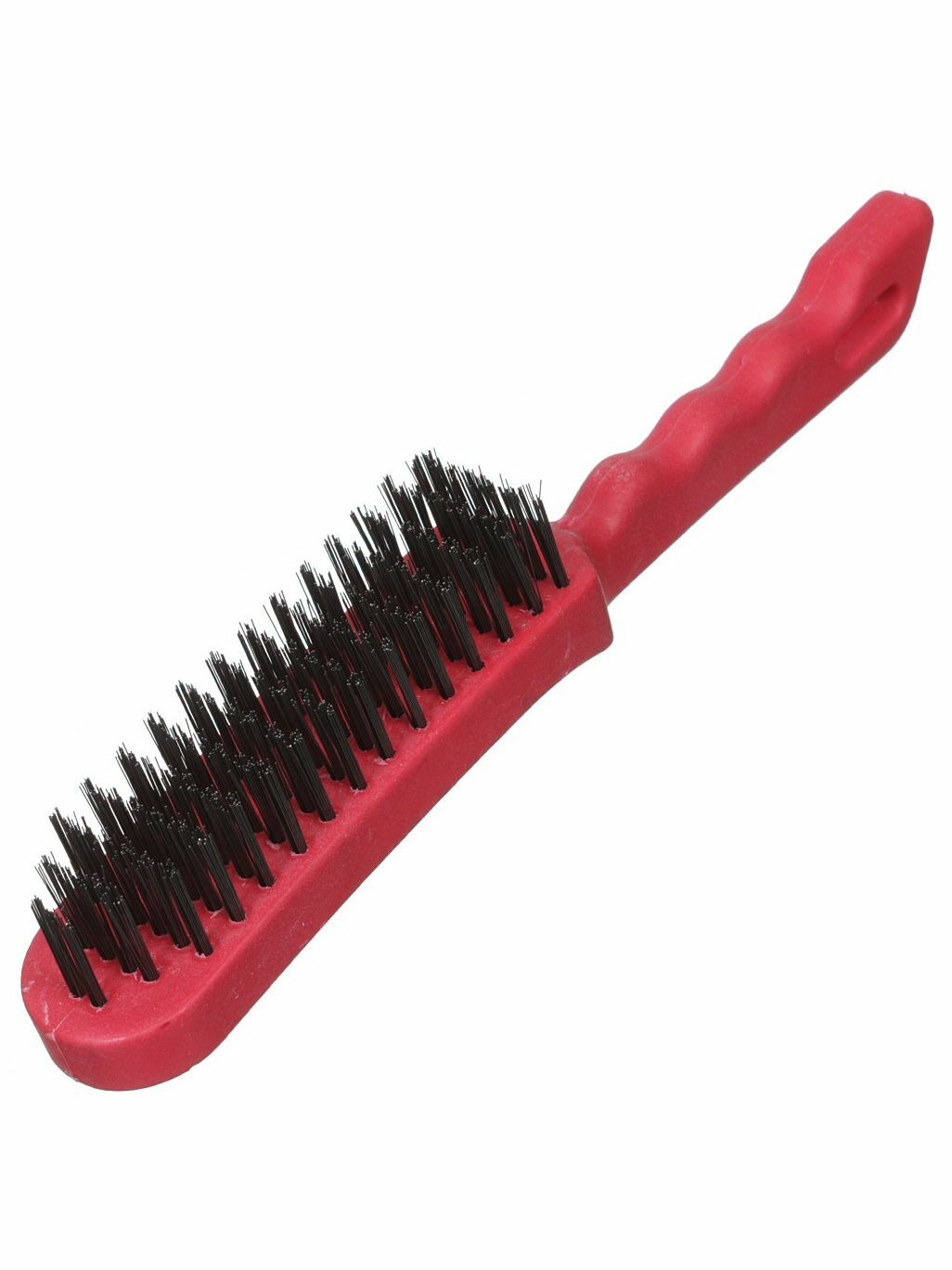 Щетка по металлу Bartex 6-рядная с пластиковой рукояткой, артикул 0409014, для зачистки поверхностей