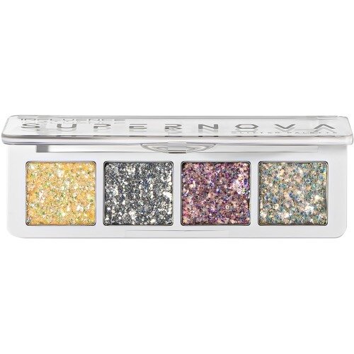 Influence Beauty Палетка глиттеров для век тон 01 Коричнево-салатовая гамма Supernova Glitter palette
