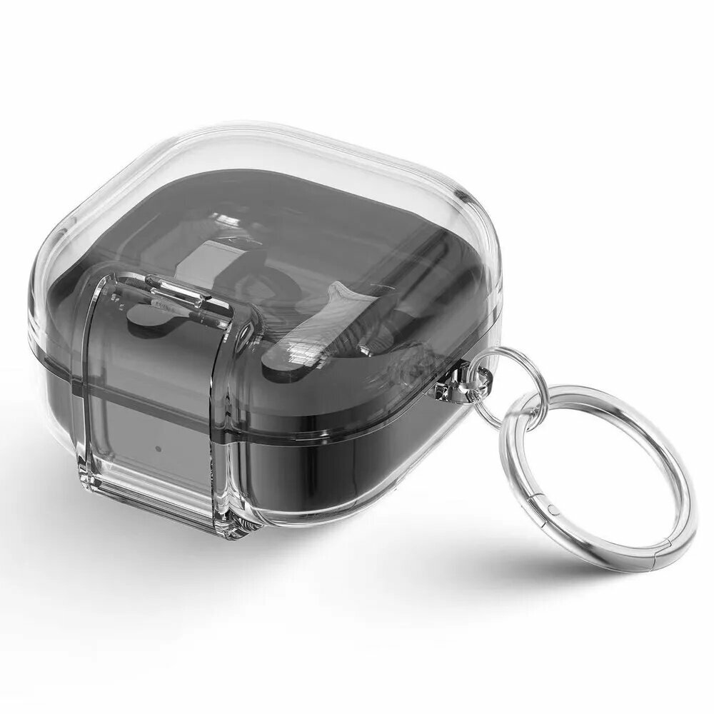 Чехол для наушников из полупрозрачного ТПУ, подходит для Samsung Galaxy Buds 4 / Buds 4pro (Полупрозрачный белый)