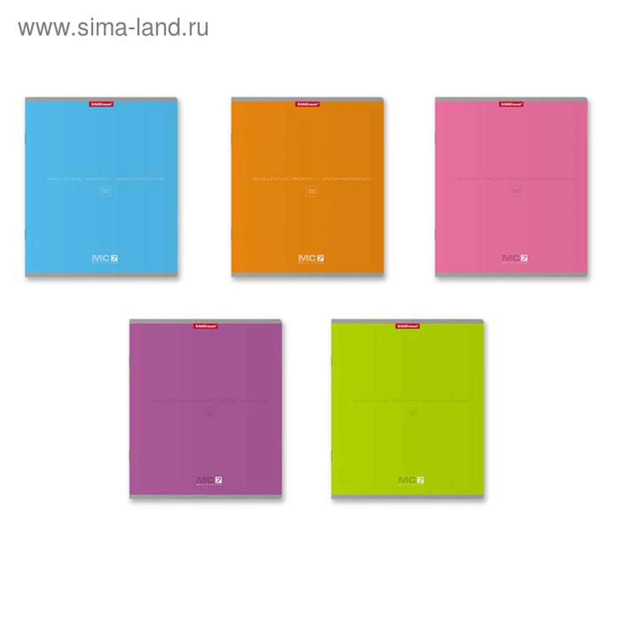 Тетрадь 96л кл ErichKrause "MC-7" микс 4В 35487 2633929