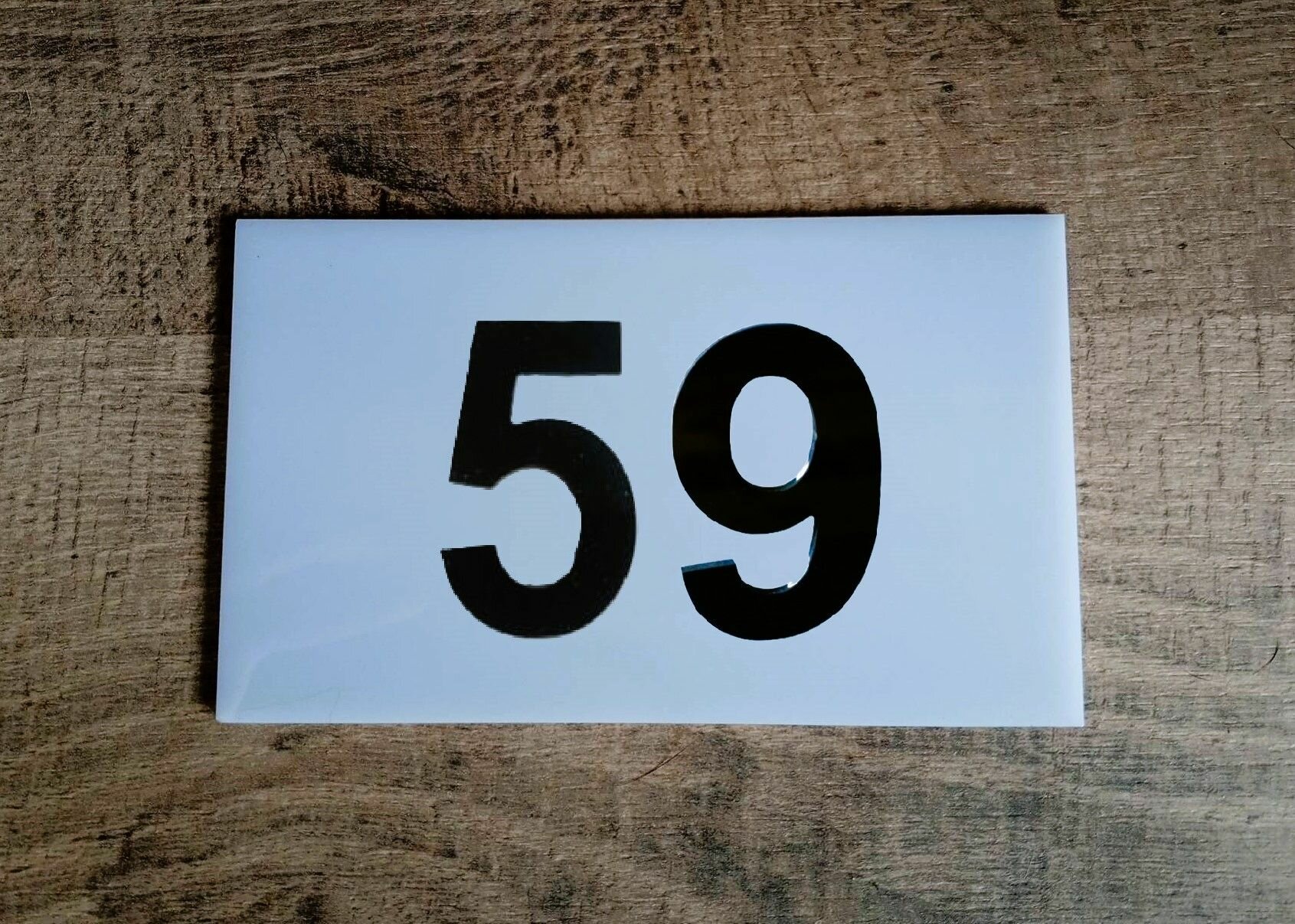 Цифры на дверь, табличка с номером 59
