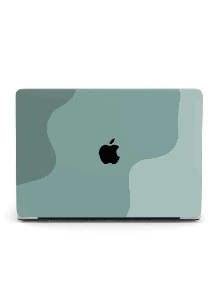 Чехол для MacBook Pro 14 2021 2023 2024 Светло-зеленый абстракция Волнистый узор Pro 14 M1 M2 M3 M4