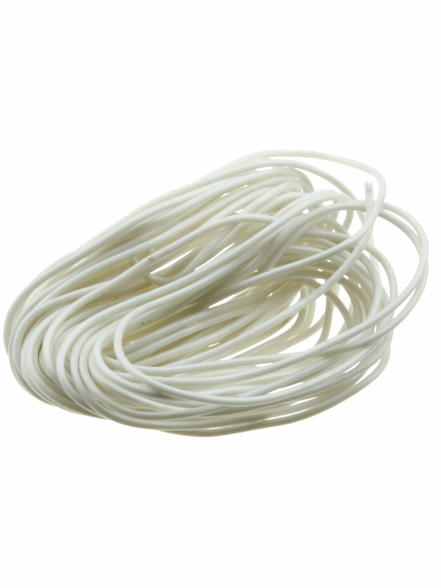 Кабель мгшв 0.2мм. кв. белый (5метров)