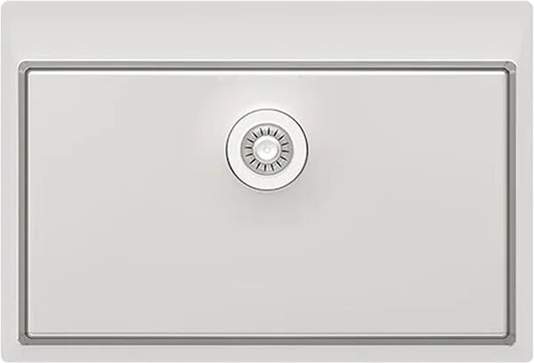 Мойка кухонная Florentina Логика LHM.750.510 металлическая, 75x51, прямоугольная, мойка для кухни, врезная, матовая