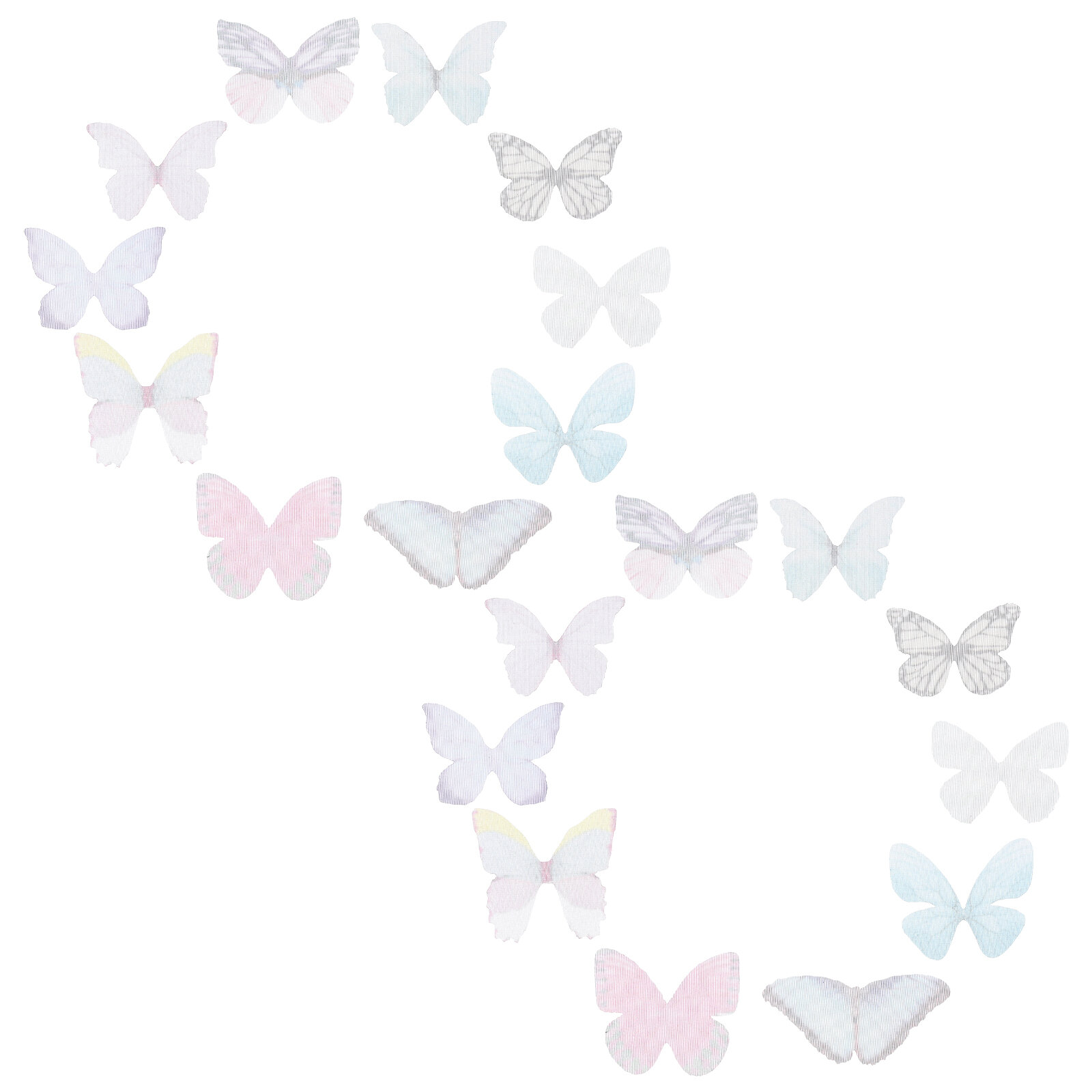 Аксессуар для волос в античном стиле своими руками: бабочка из тюля, украшения и аксессуары в виде бабочек (3 см), 20 шт.