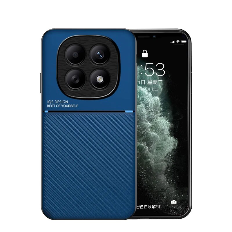 Магнитный чехол для Xiaomi Redmi Note 15 14 13 12 11 10 9 8 Pro Редми Примечание 12 Про 4G, Синий