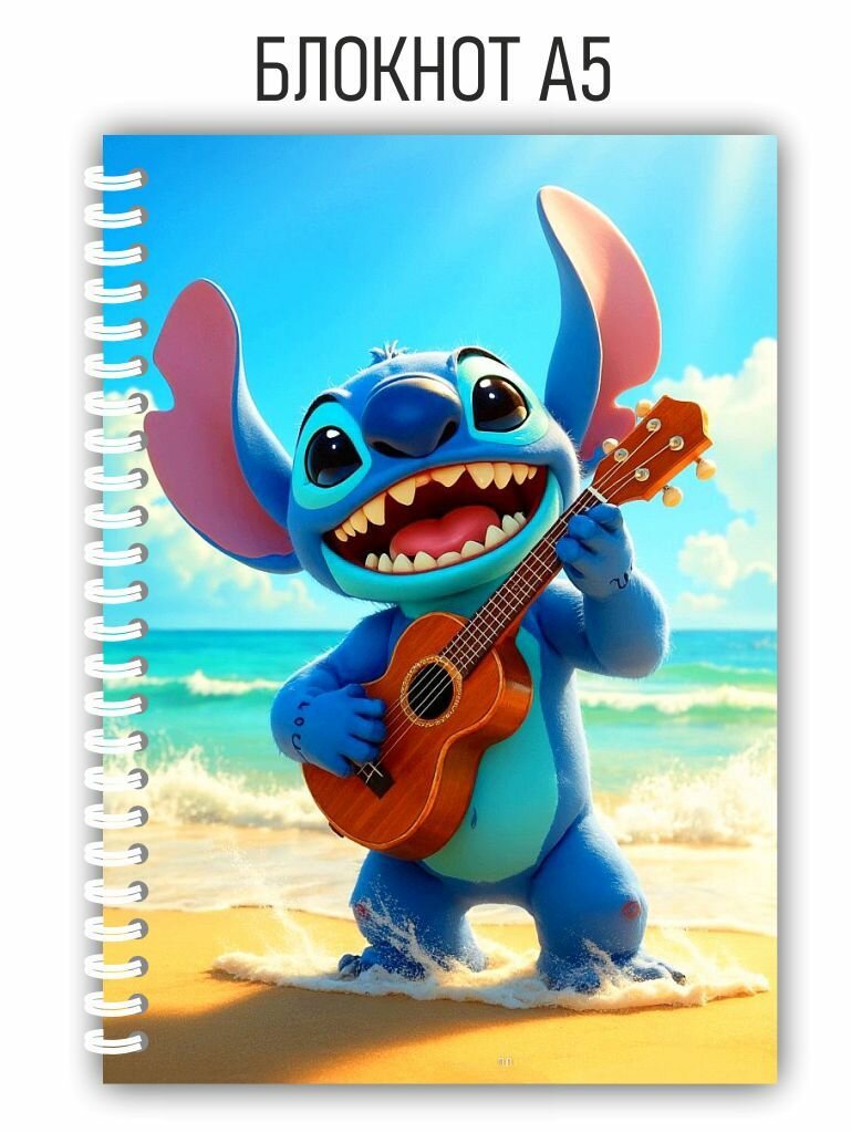 Блокнот Стич, Блокнот А5 Stitch, Disney, (2)