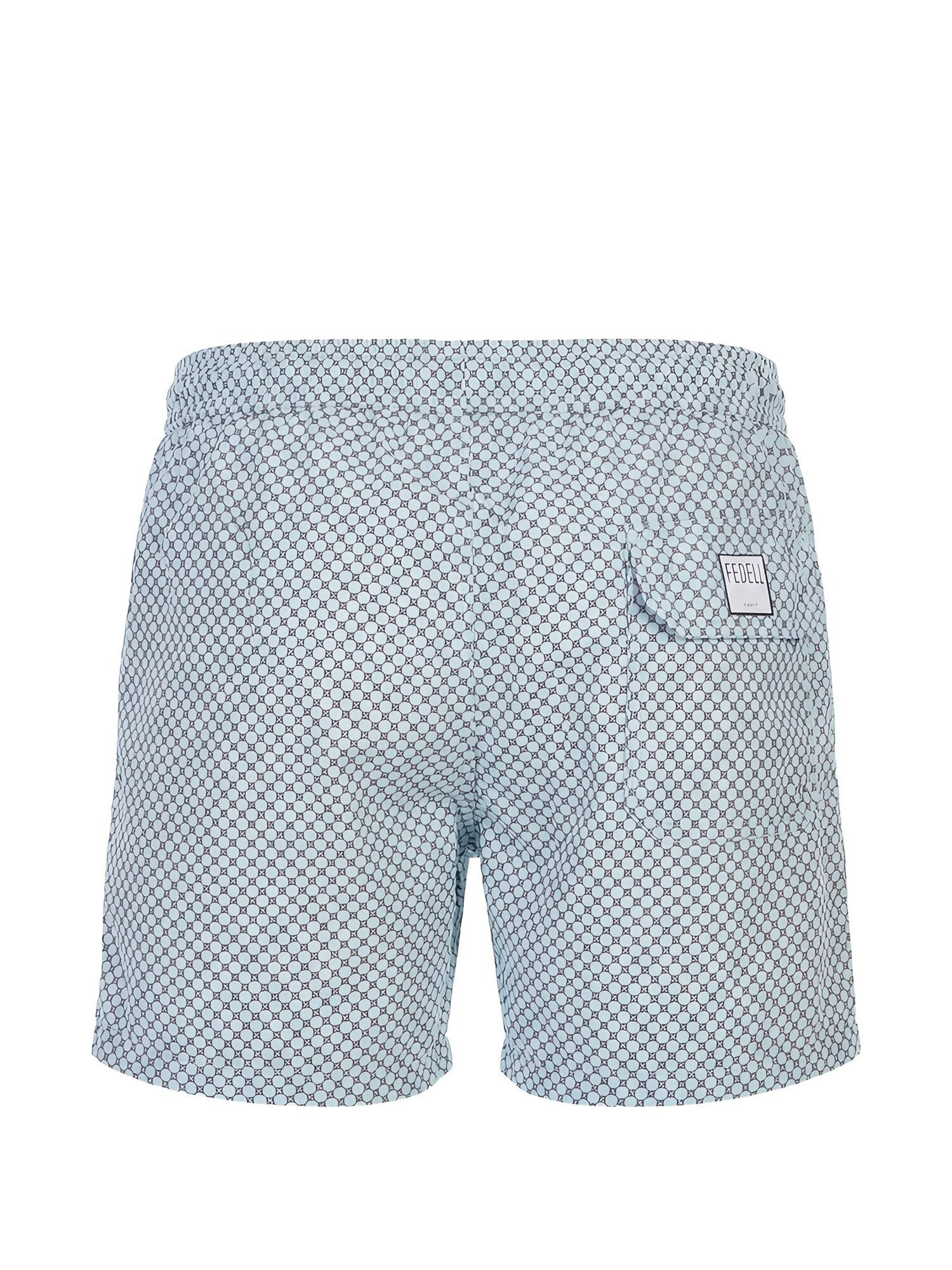 Шорты для плавания FEDELI Geometric-print drawstring swim shorts, размер 52 — фото 1