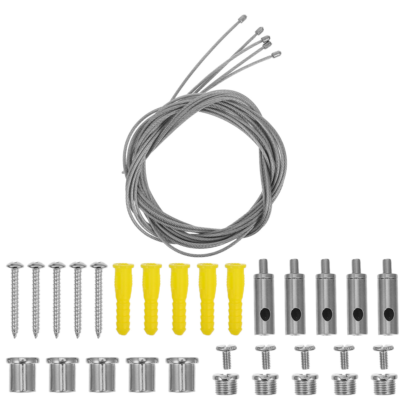 Набор подвесных креплений для потолочных ламп из металла и пластика, 5 комплектов