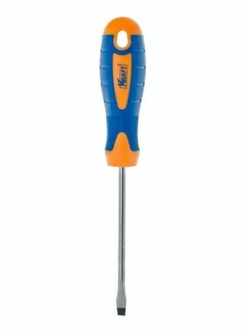 Отвертка шлицевая 5х38мм магнитная, 2х. комп. ручка (KRAFT) 700416