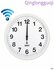 Настенные часы Сетевые WiFi часы с автосинхронизацией времени, минимализм, 30 см...