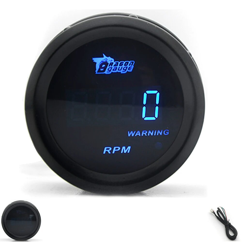 Цифровой тахометр Dragon Gauge 2.52" (RPM)