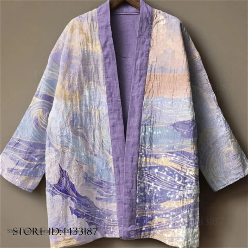 Мужской кимоно кардиган L, цвет Kimono Cardigan 34