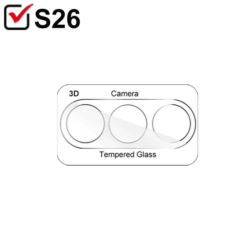 Защитное стекло для камеры Samsung Galaxy S26 S25 S24 S23 S22 Ultra Plus FE S25Ultra S26U, защита объектива задней камеры из закаленного стекла