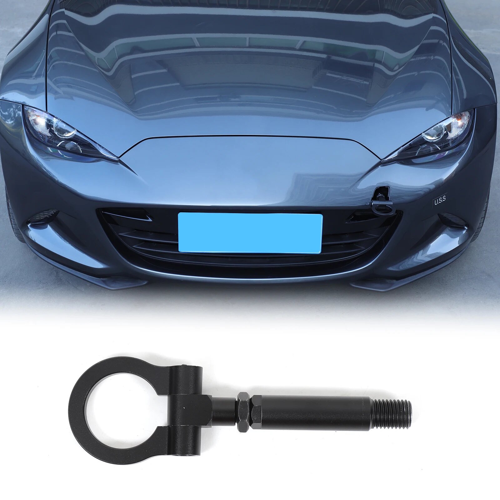 Черный буксировочный крюк для Mazda MX-5 2016-2024