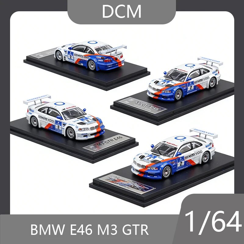 Bburago DCM 1:64 BMW E46 M3 GTR — фото 1
