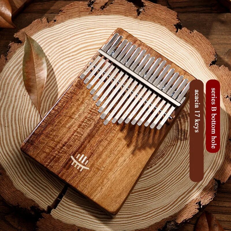 Hluru Kalimba 17 клавиш, палисандр, акация, орех