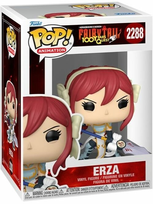 Фигурка Funko Pop Animation Fairy Tail - Коллекционная фигурка Erza/Эрза - Фанко 2288
