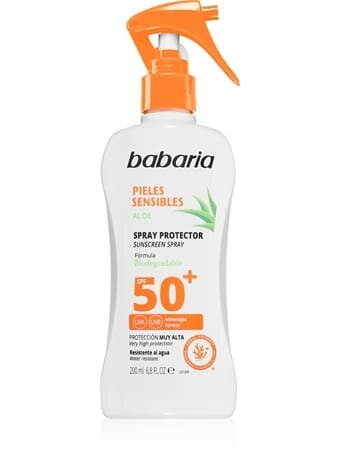 Средство солнцезащитное Babaria Sun Sensitive SPF 50+, спрей, 200 мл
