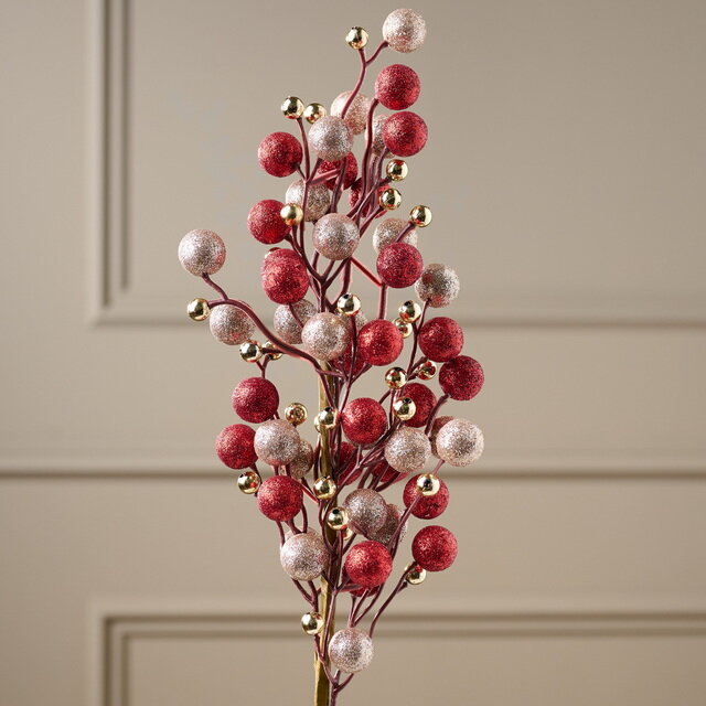 Декоративная ветка с ягодами Эннис: Золотая осень 60 см, Winter Deco, 029197