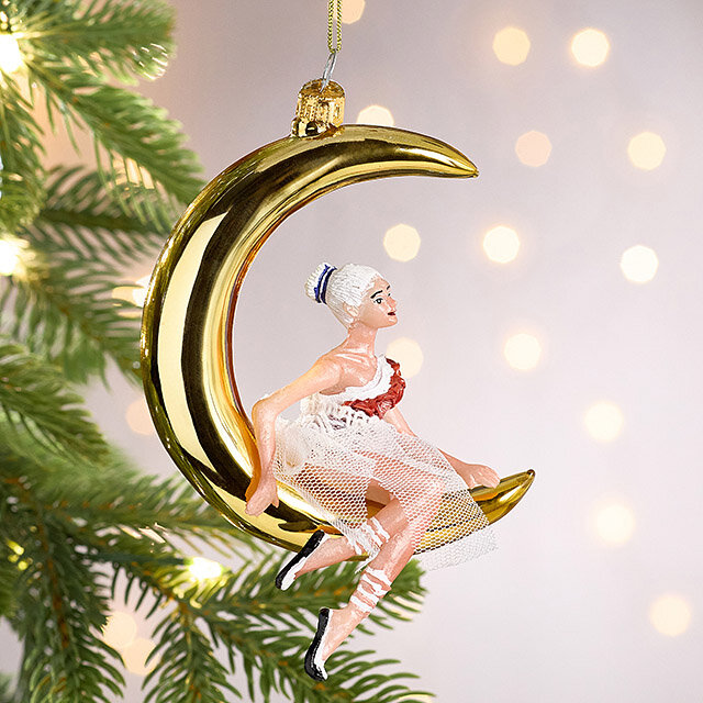 Елочная игрушка Балерина Тальони, 13 см, подарочная коробка, стекло, Winter Deco, 4070127/5010018