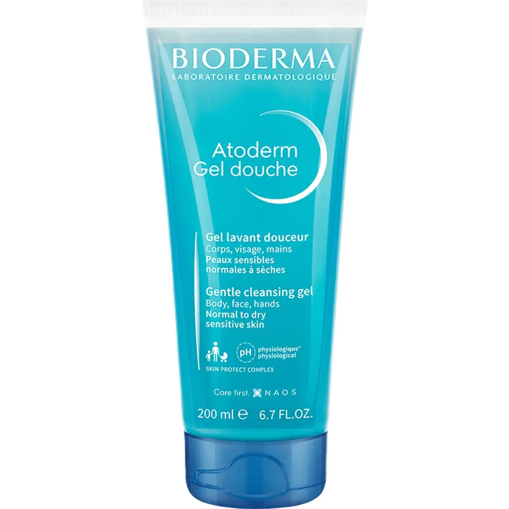Bioderma Atoderm Мягкий очищающий гель для душа для нормальной сухой и атопичной кожи 200 мл 1 шт