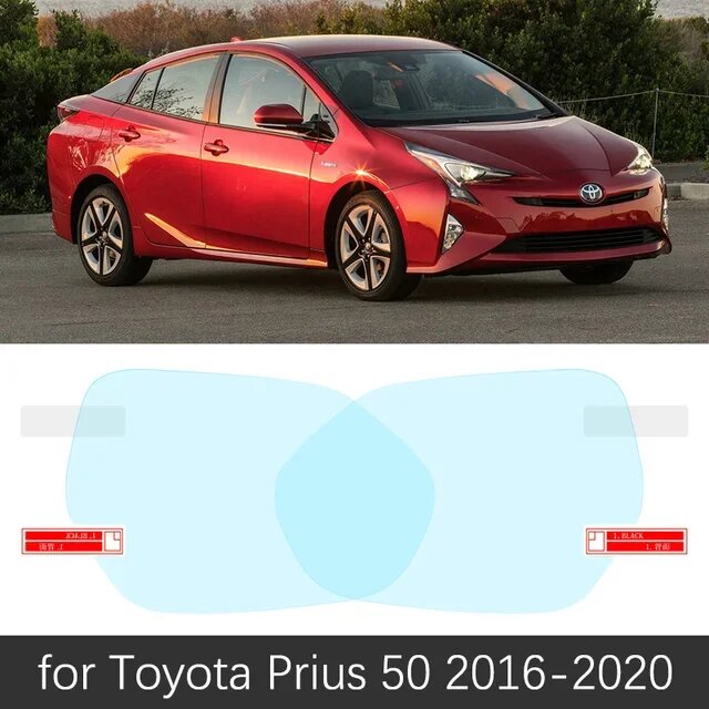 Противотуманные пленки на зеркала Toyota Prius 50 2016-2020