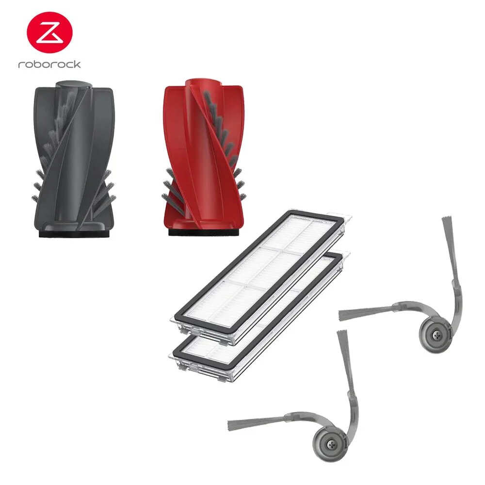 Запчасти Roborock Qrevo Curv, Красный, Pack3