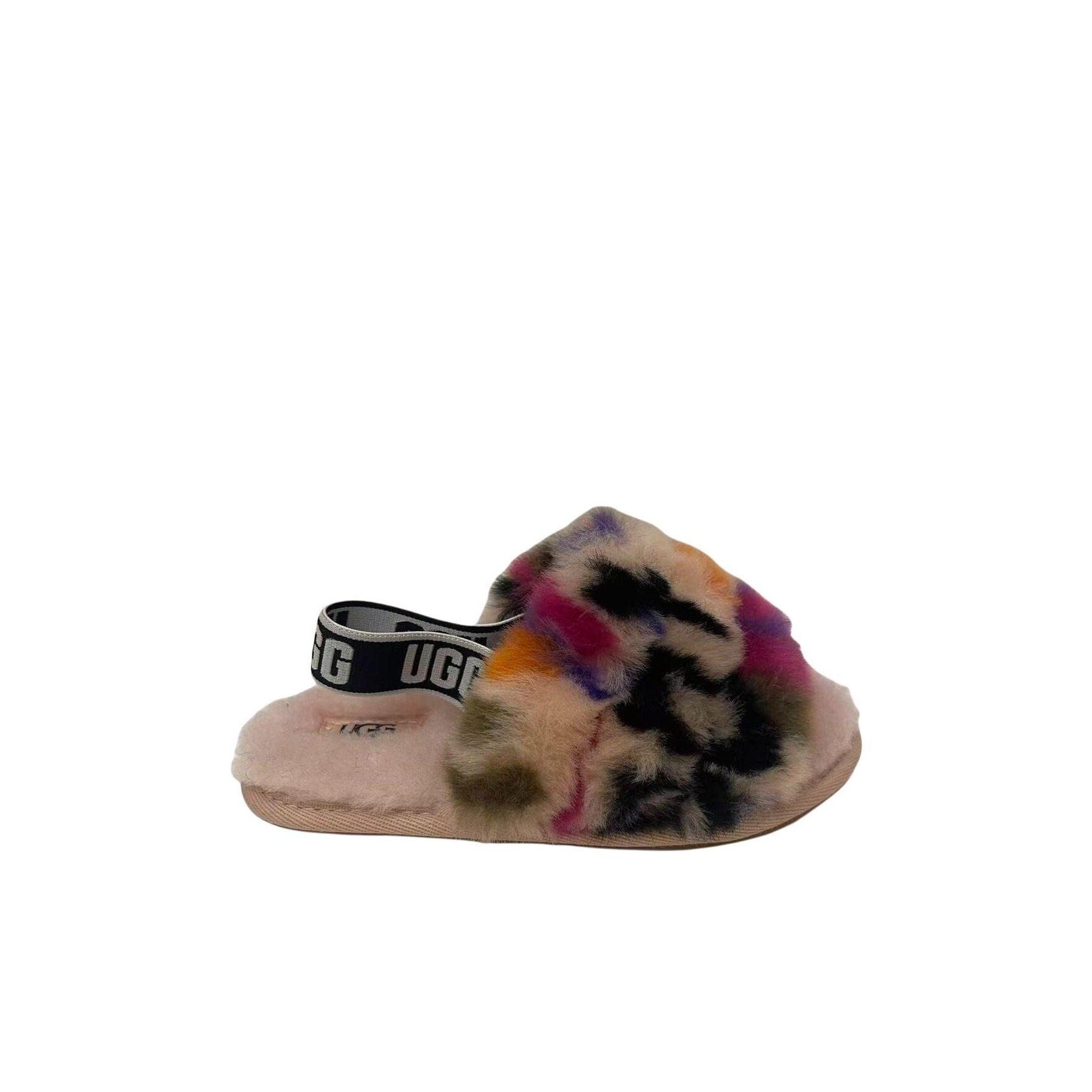 Слипоны UGG FLUFF YEAH, размер EU 27,5 стопа (17CM), , розовый, — фото 1