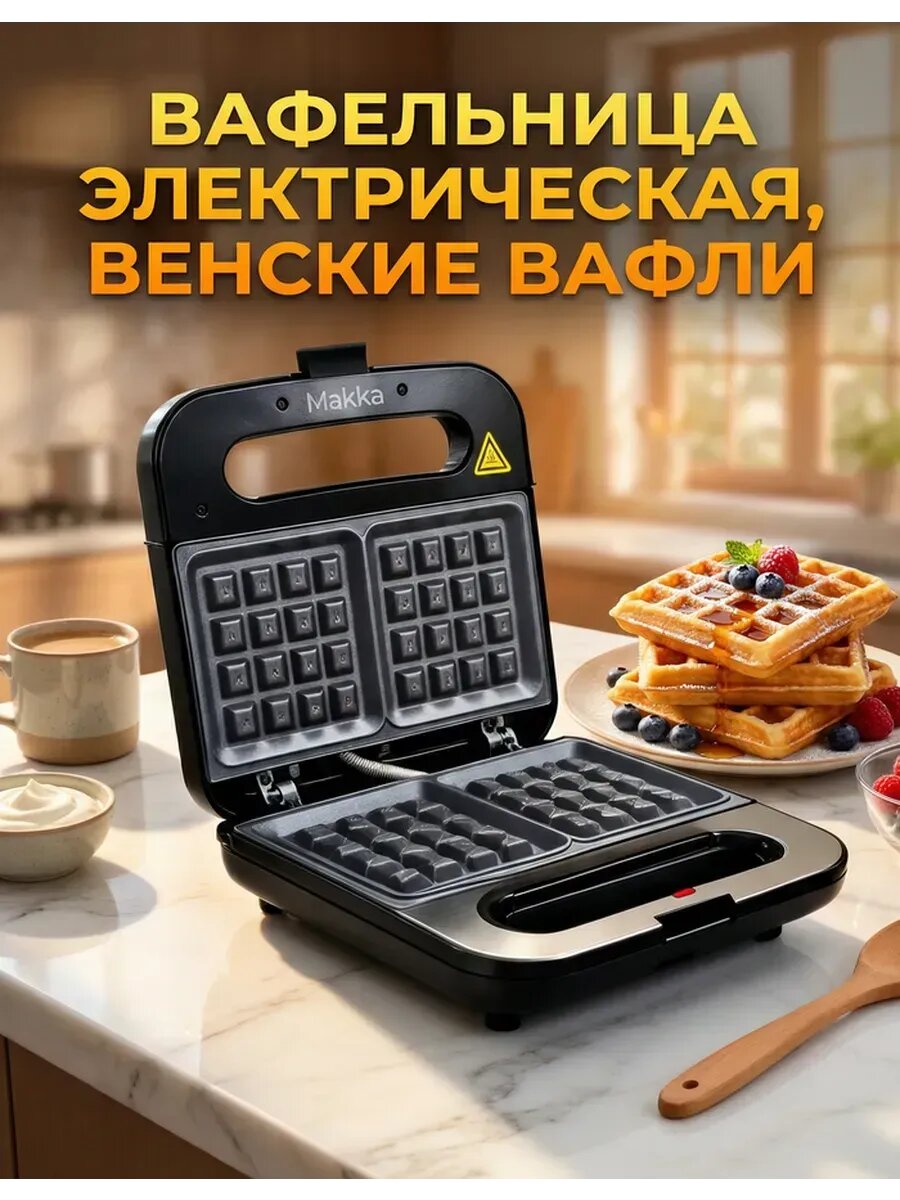 Вафельница электрическая венские вафли