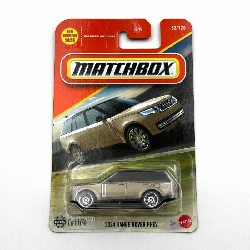 Машинка Matchbox Toys 1:64 Scale Die-Cast Basic Car 30782 2024 Range Rover PHEV