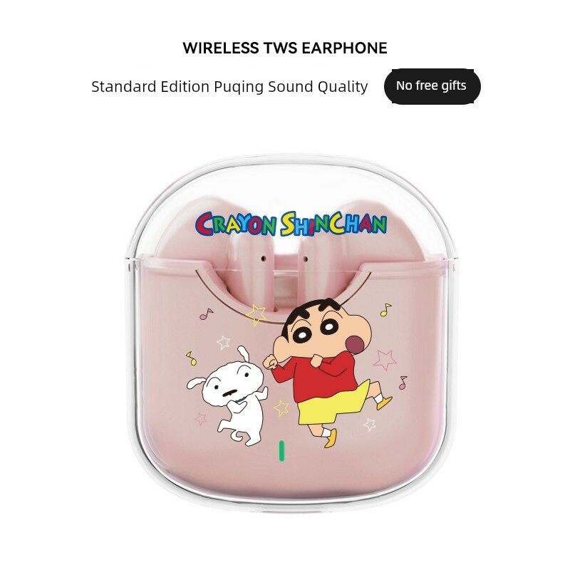 Наушники Crayon Shin-chan Bluetooth розовый стандартная версия беспроводные вкладышевые удобные долгий срок службы