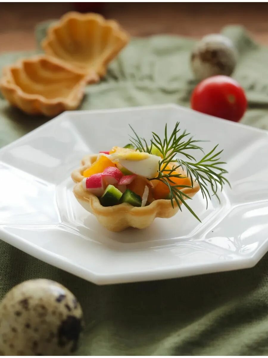 Тарталетки икорные Ракушка 105г.(Набор из 2 уп по-18шт)