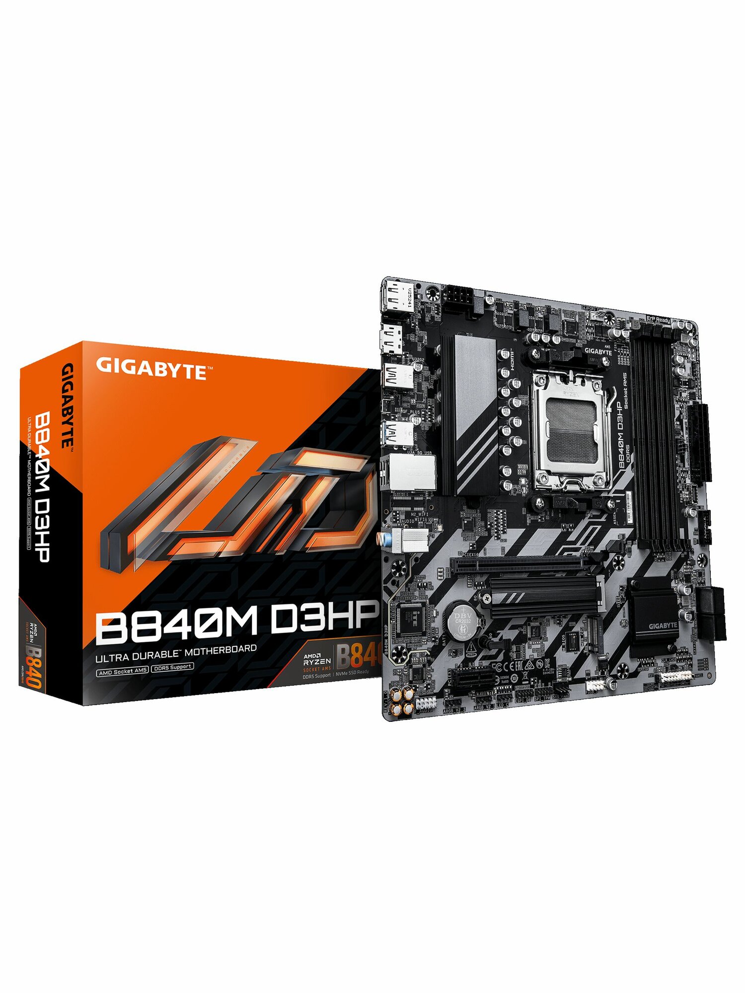 Материнская плата GIGABYTE B840M D3HP