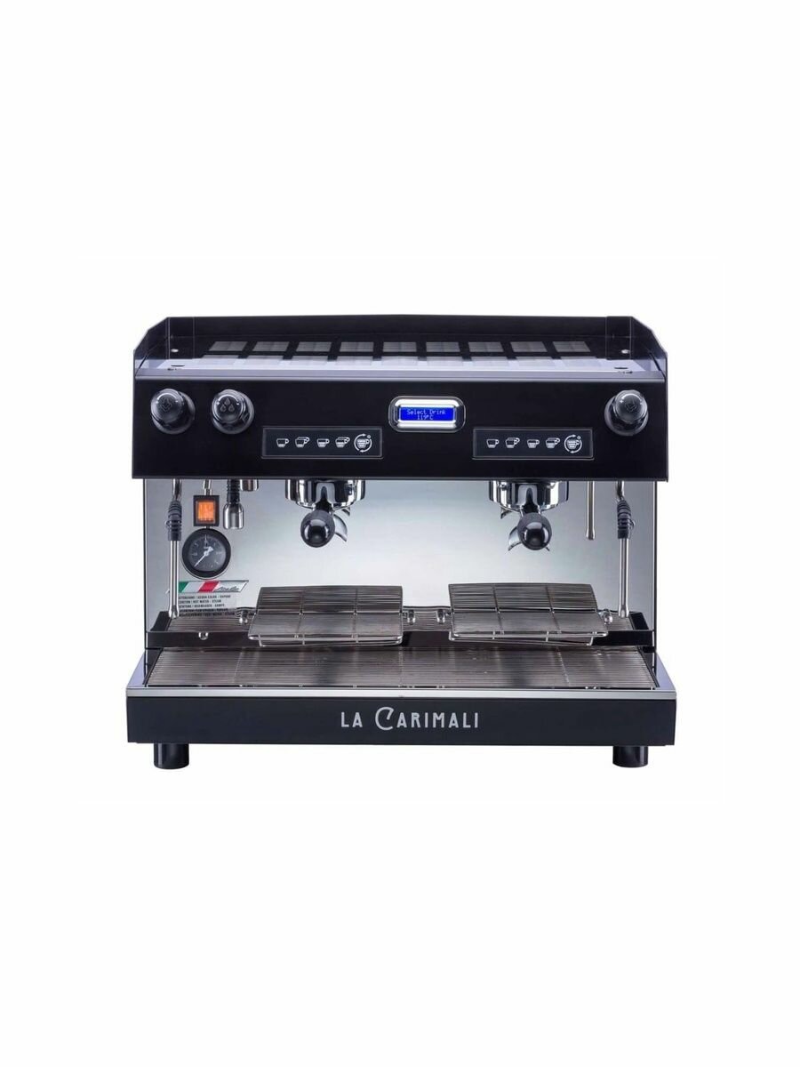 Кофемашина рожковая CARIMALI NIMBLE E2 BLACK WITH LIGHT