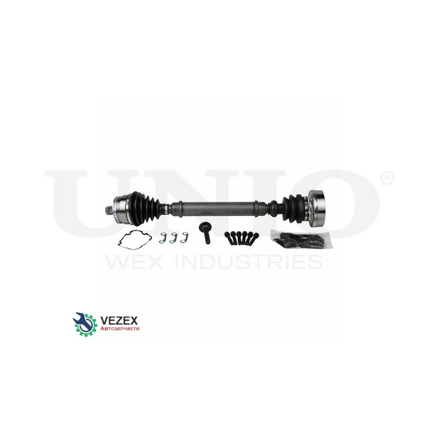 UNIO CVJ-10097 Привод в сборе передний правый VW Passat B5 96-, Audi A4 94-, Skoda Superb (3U4) 01- (МКПП)
