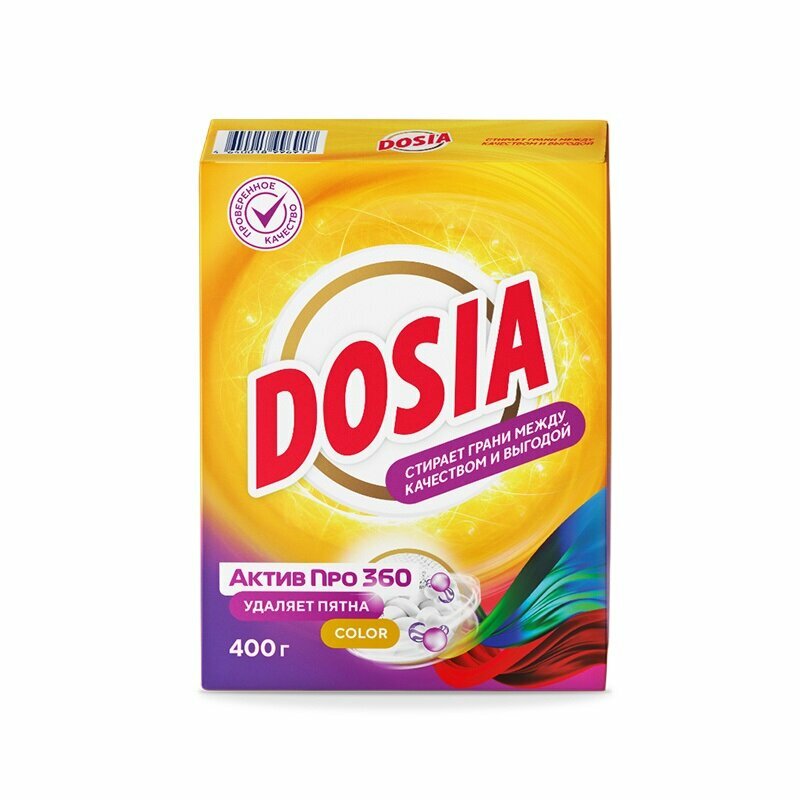Порошок Dosia Optima для стирки Color, 400г