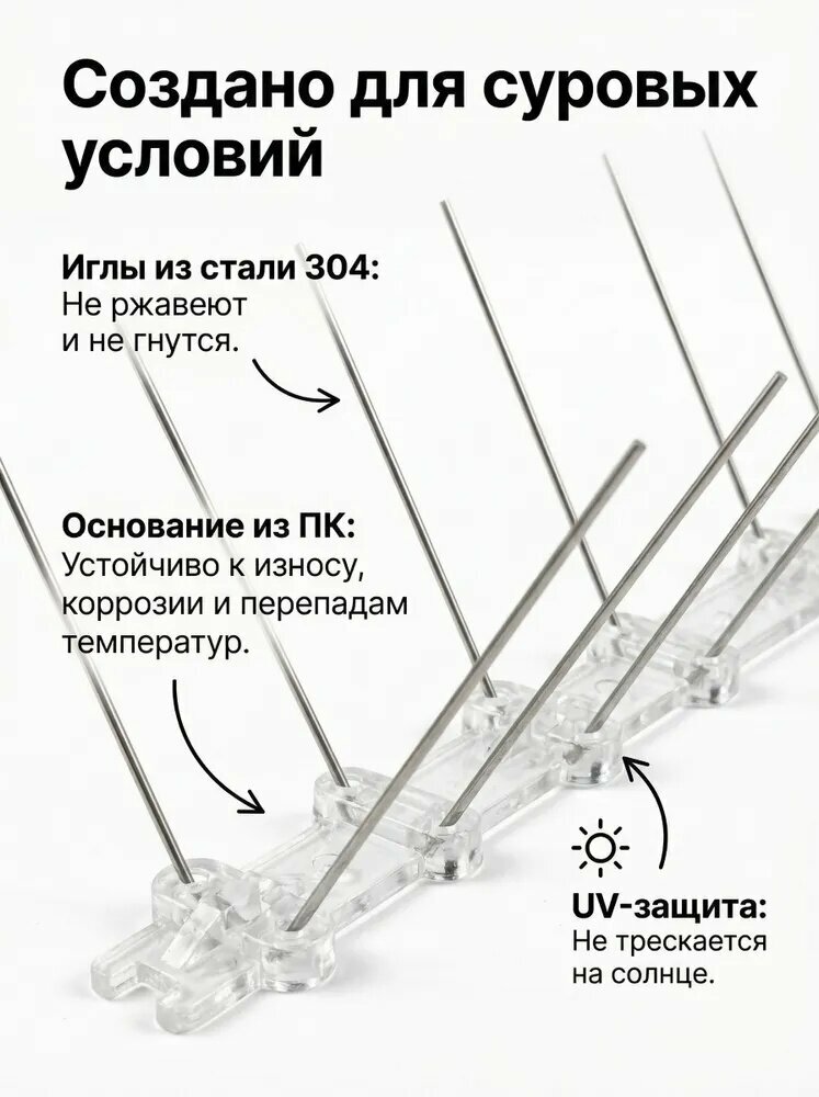 Противоприсадные шипы — фото 1