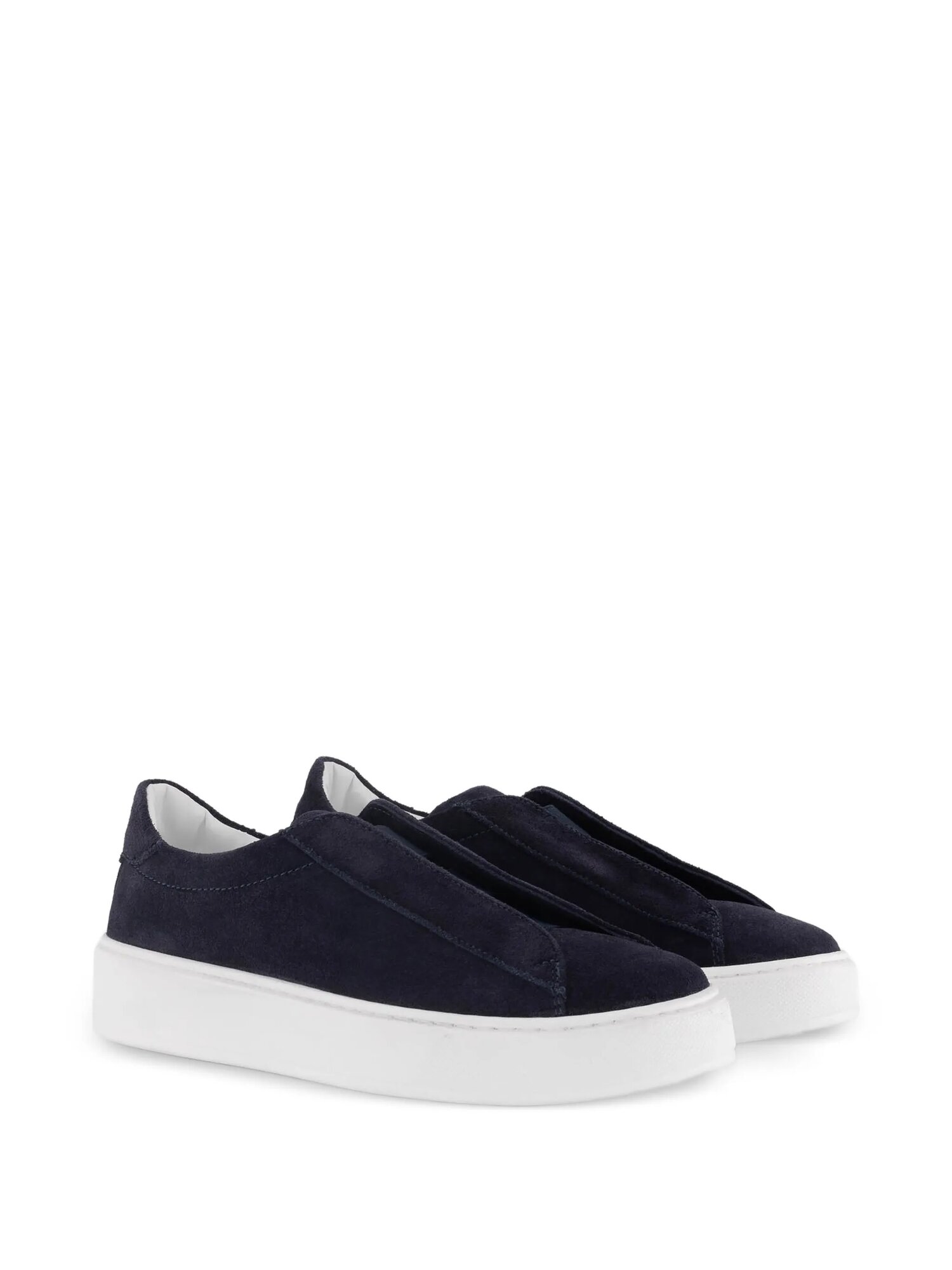 Кроссовки Suede slip-on sneakers