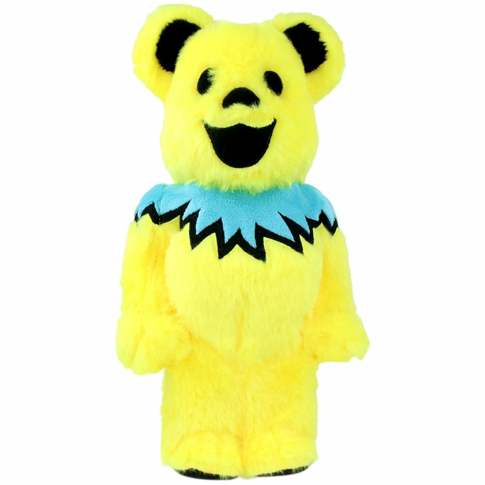Фигура Bearbrick Medicom Toy Grateful Dead Dancing Bears Costume Yellow 400%