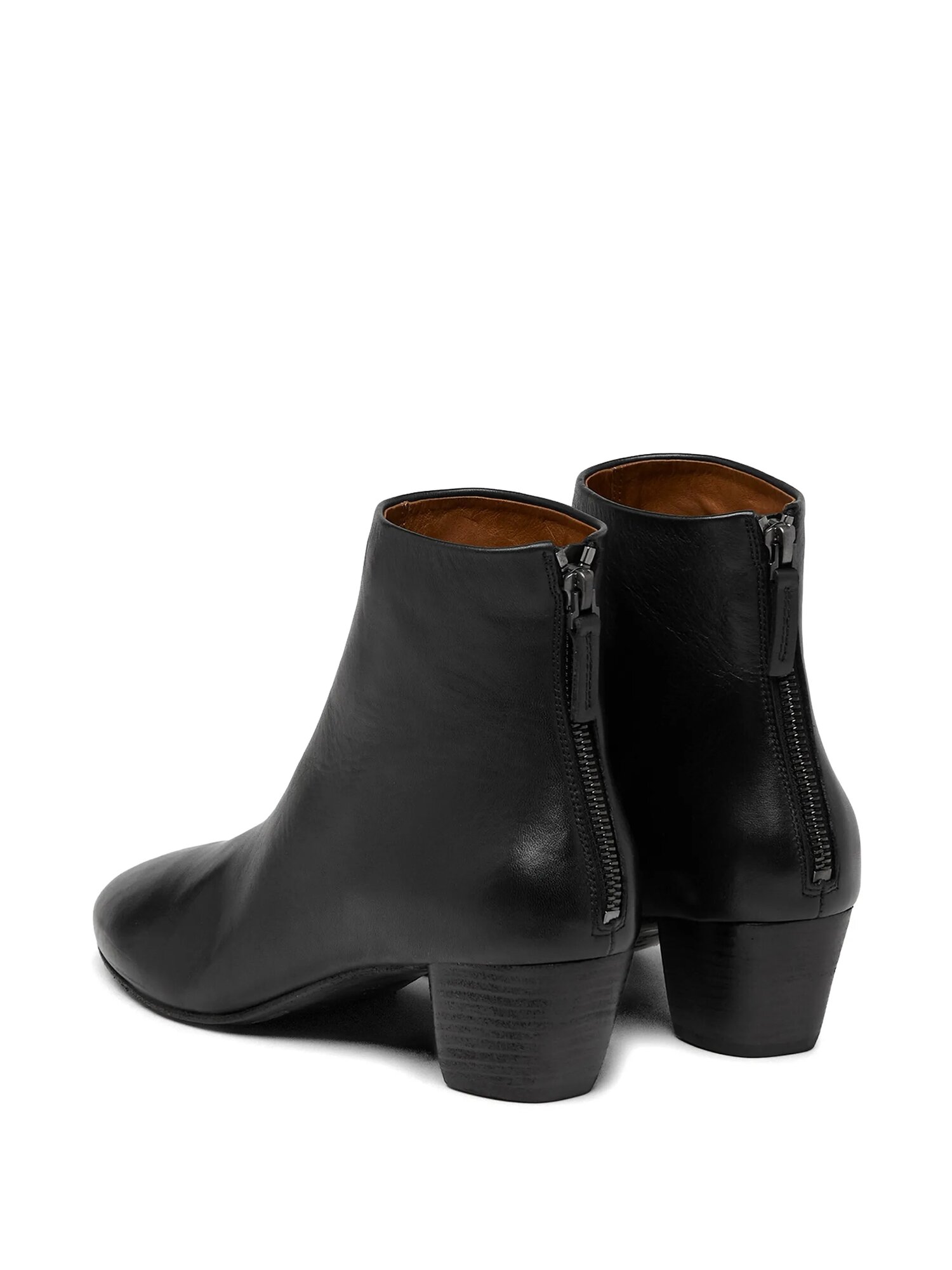 Ботинки Marsell Zip-up ankle boots, размер 38,5, black/black — фото 1