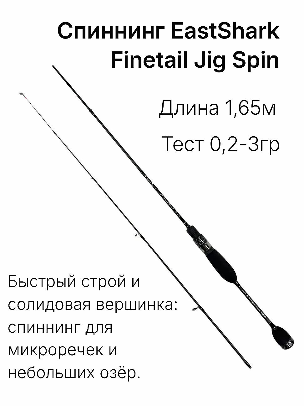 Спиннинг EastShark Finetail Jig Spin 1.65 m 0.2-3 g