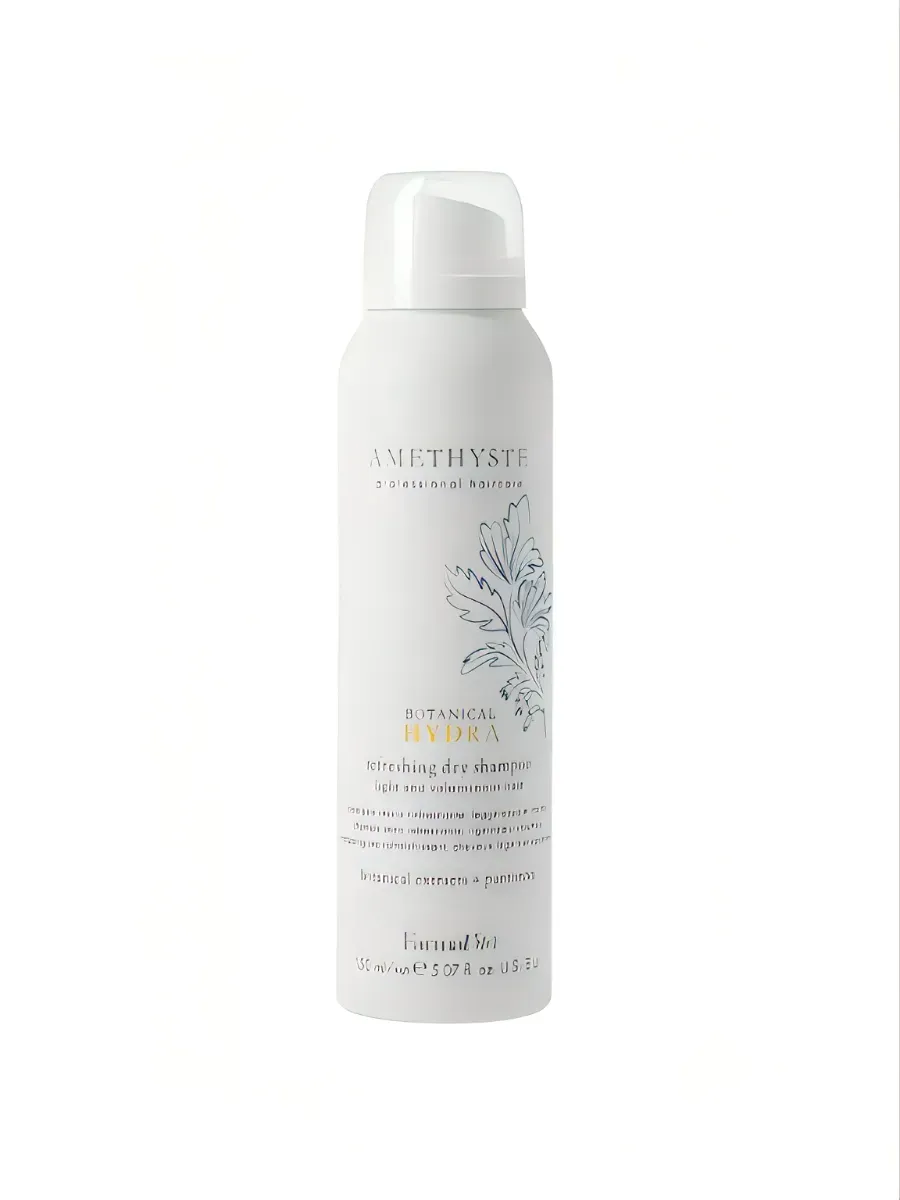 Сухой шампунь Farmavita Amethyste Botanic Hydra Refreshing Dry Shampoo, освежающий для объема волос, 150 мл