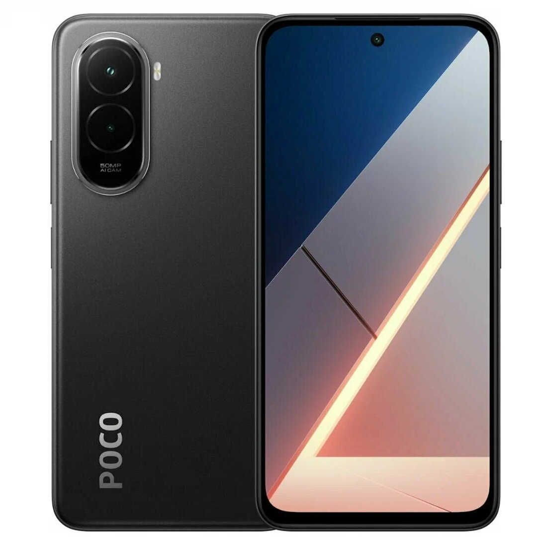 Смартфон Xiaomi Poco M7 6/128Gb черный Global