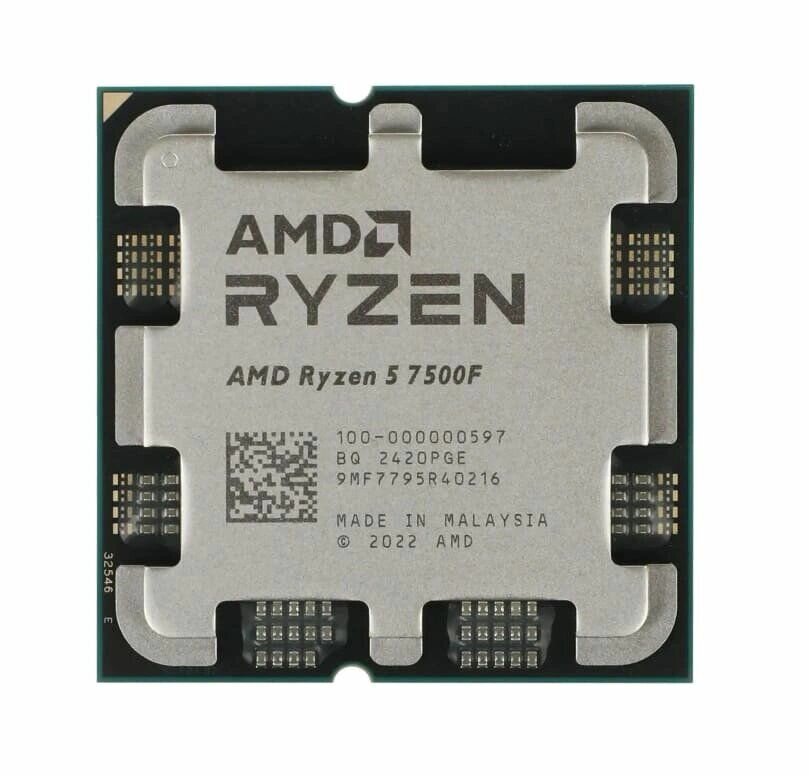 Процессор AMD Ryzen 5 7500F, AM5, OEM