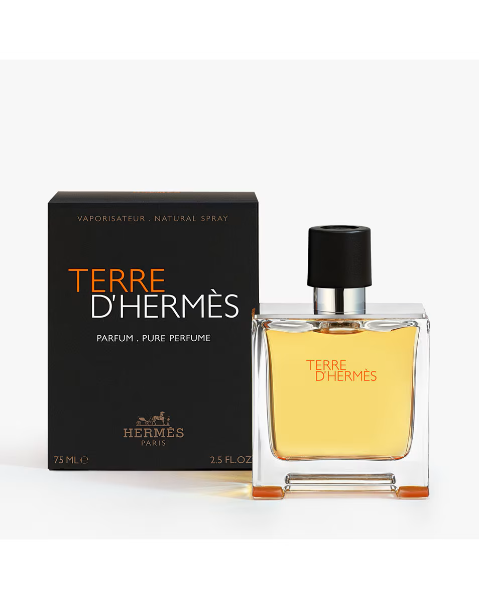 Hermes Terre d Hermes PARFUM 75 мл духи для мужчин, древесно-пряный аромат