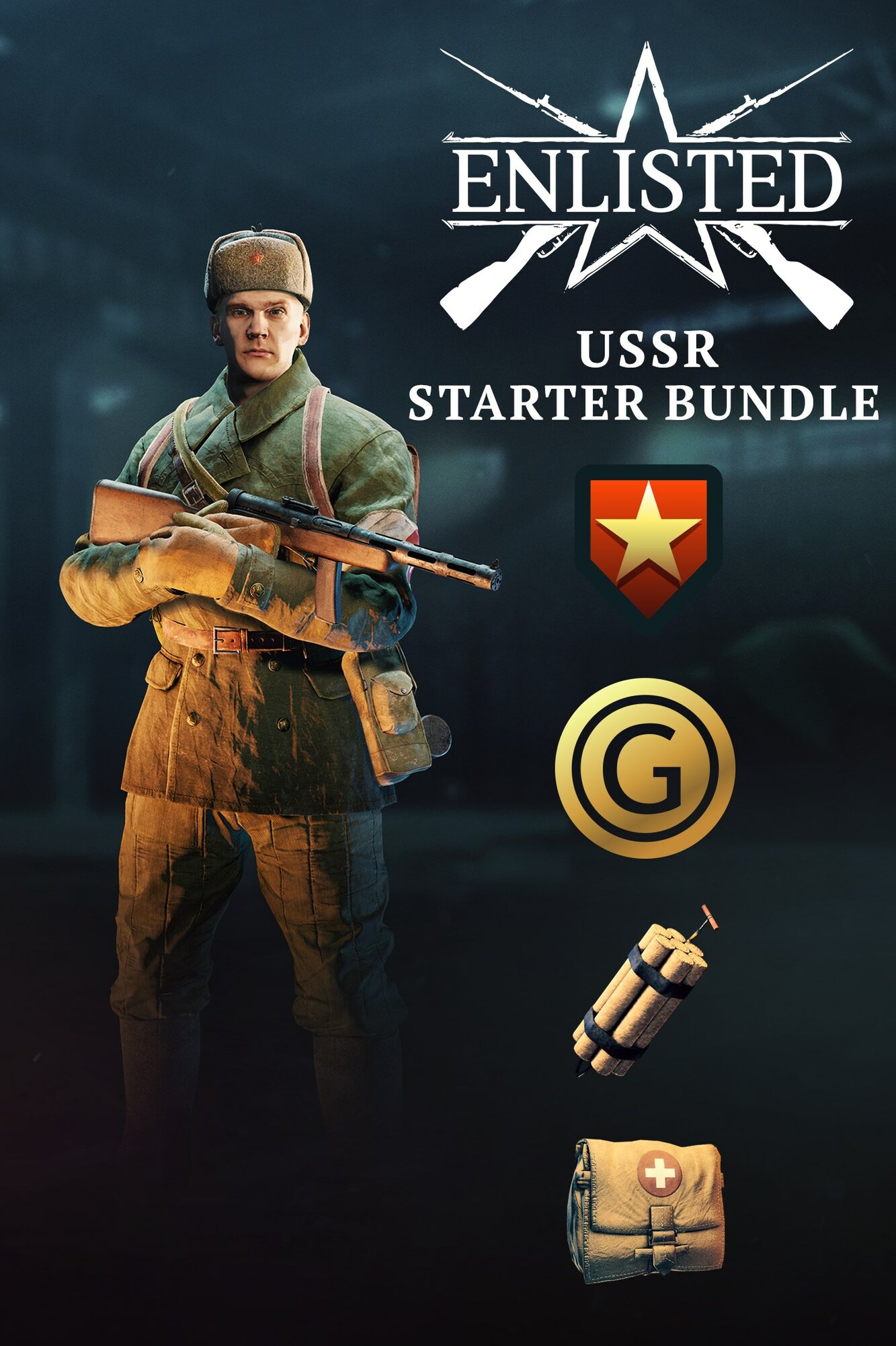 Набор Enlisted - Стартовый комплект СССР — Xbox Series X|S, Xbox One — Цифровая версия