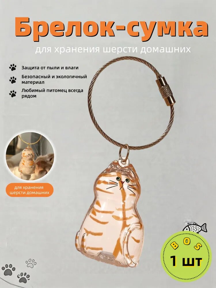 Памятные брелки для сбора кошачьей шерсти, памятные подарки для любителей домашних животных