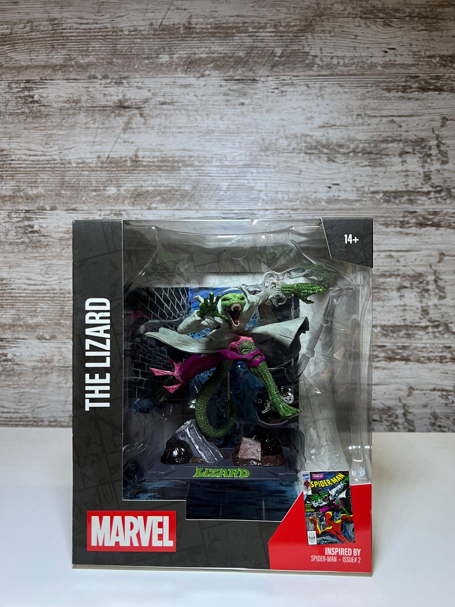 Фигурка доктор Курт Коннорс , Ящер, Марвел, Marvel, the Lizard, 16 см от McFarlane Toys.